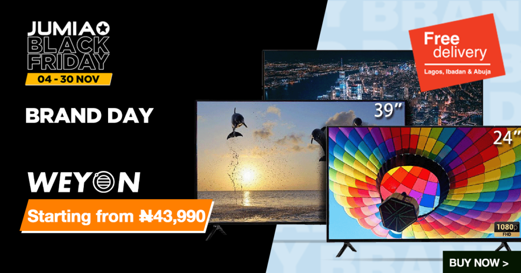 Weyon TV Black Friday Deals on Jumia - NaijaTechGuide News
